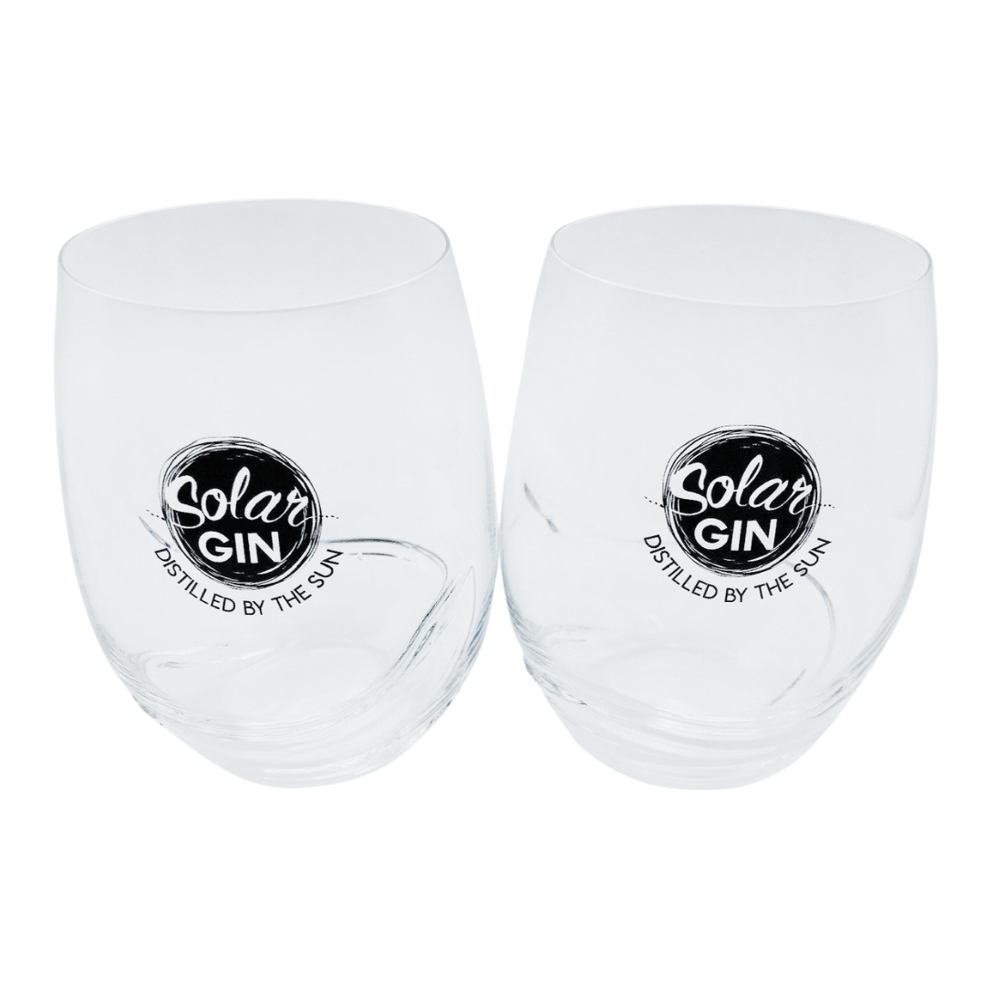 Solar Gin Glas 500ml, 2er-Set – Glocal Gin